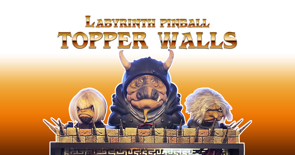 Labyrinth Pinball Goblin City Walls Topper by soulrider911 | Download ...