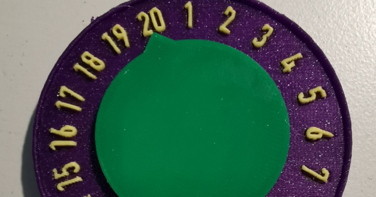 Trading Card Games Life counter by ZeGuigui | Download free STL model ...