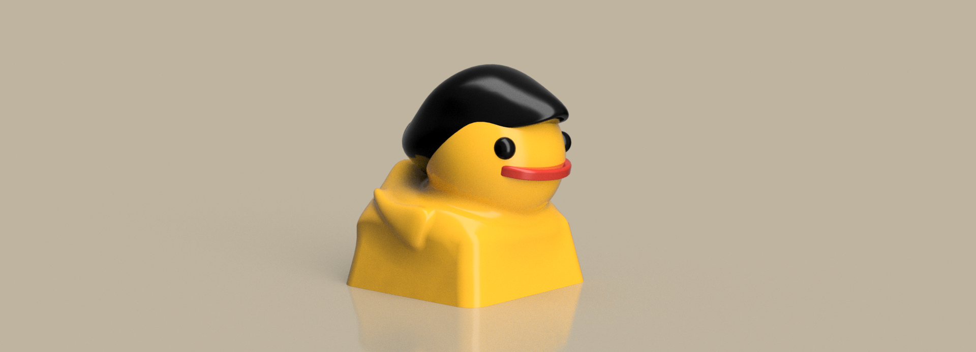 Duck Elvis KEYCAP by etsy etsy | Download free STL model | Printables.com
