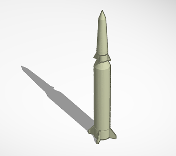 Pershing II IRBM by Eli Conrad | Download free STL model | Printables.com