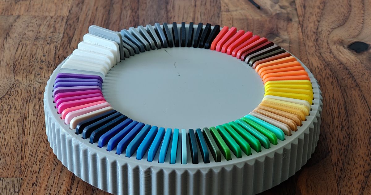 Spinning Filament Swatch Display with Bearing autorstwa Luca | Pobierz ...