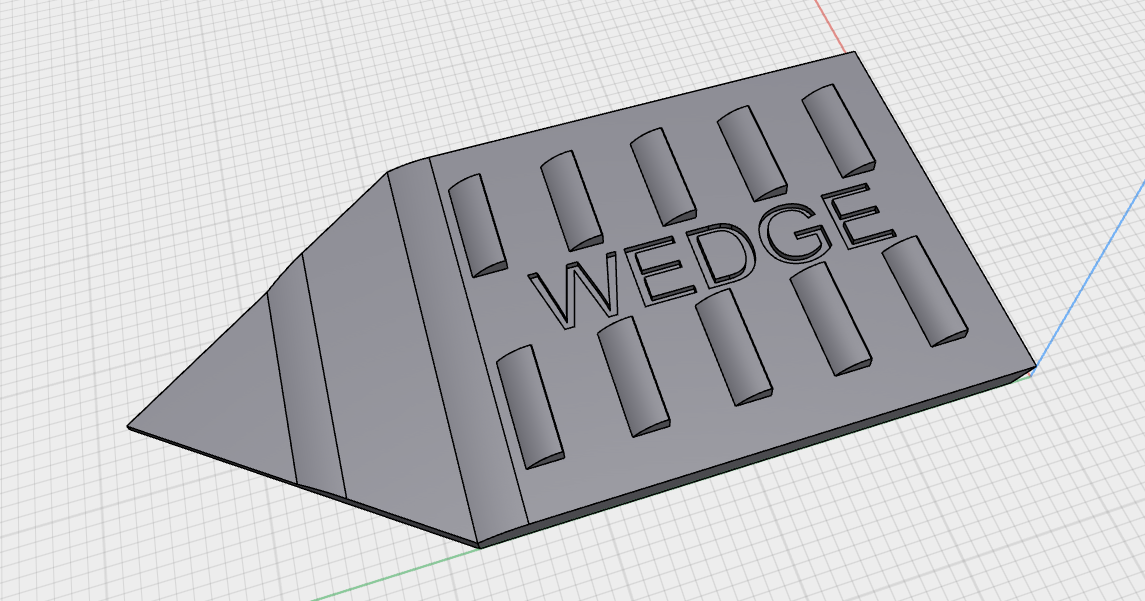 Wedge by Mrcorncob8907 | Download free STL model | Printables.com