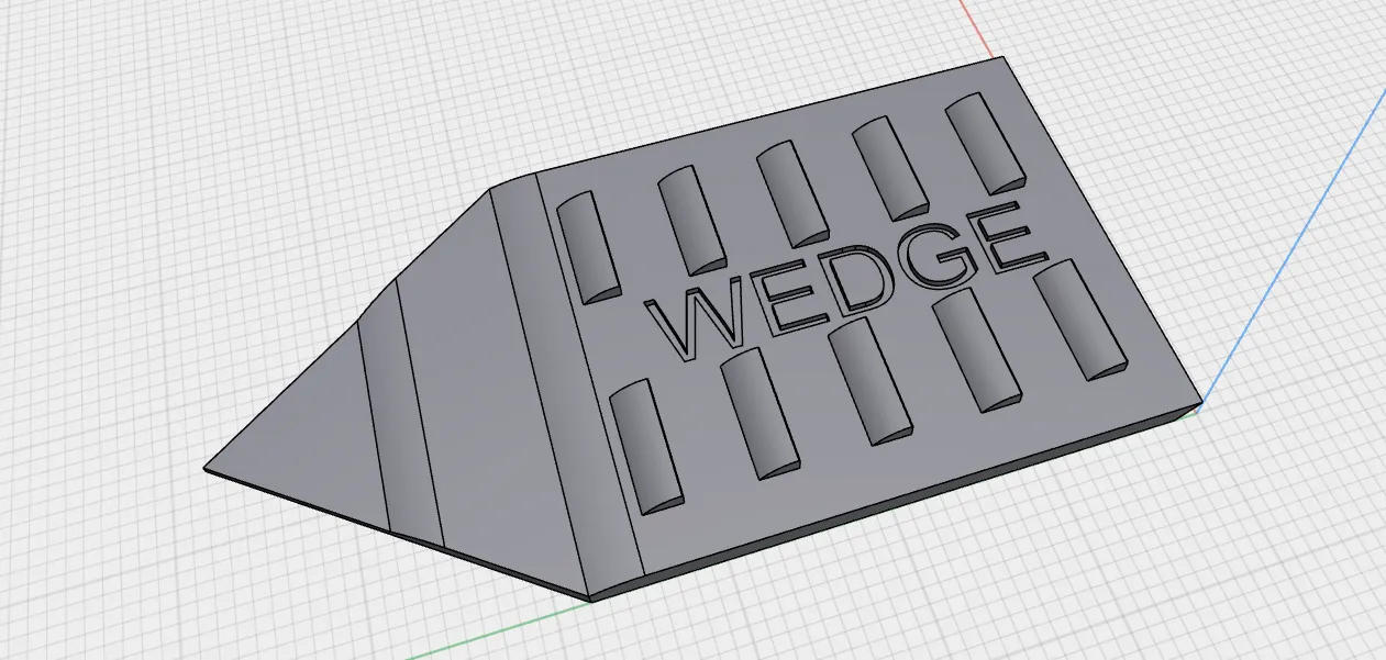 Wedge by Mrcorncob8907 | Download free STL model | Printables.com