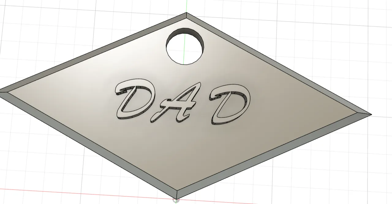 dad keychane for fathers day by 3d lover | Download free STL model ...