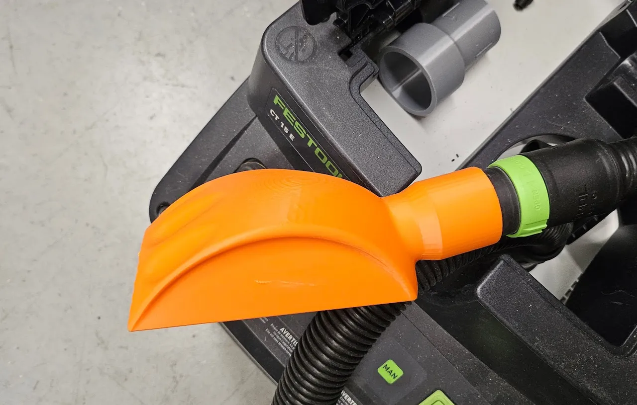 Sanding block festool vacuum port by Pete Droppa | Download free STL ...