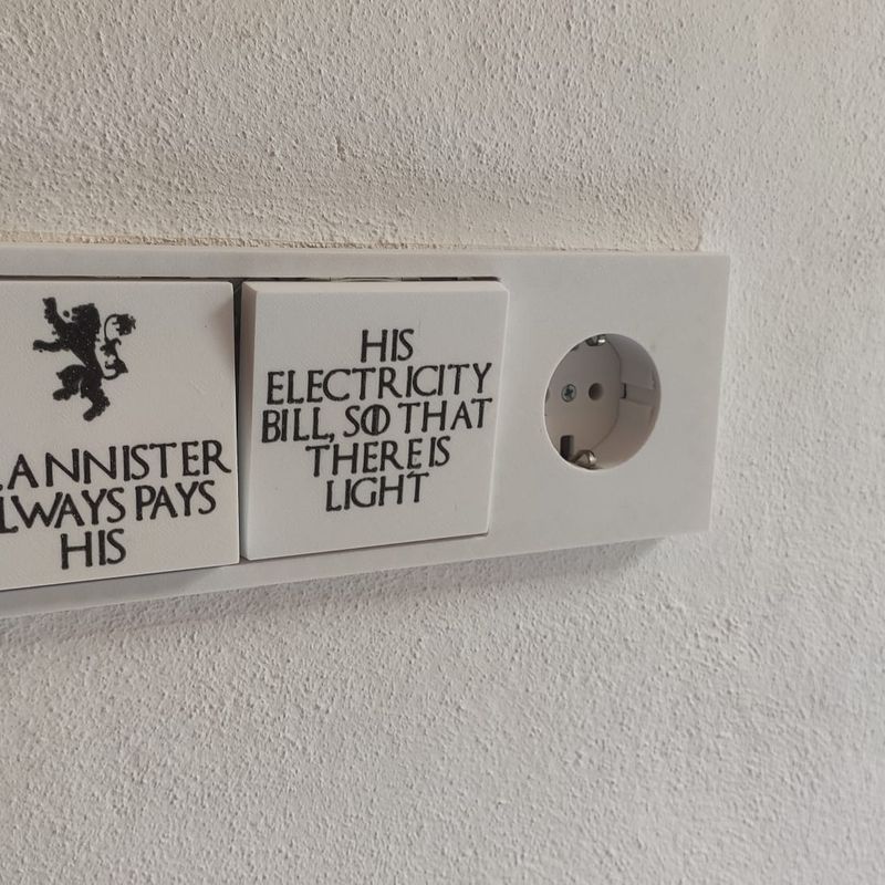 GoT themed light switch and power panel by spafruit1 | Download free ...