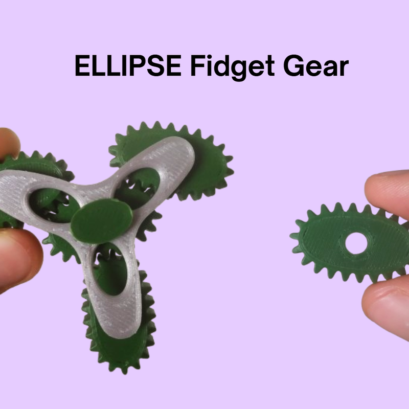 Non-circular Gear Fidget Spinner by FDMaker | Download free STL model ...