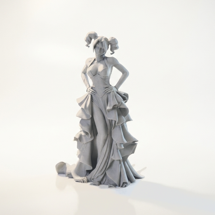 Met Gala Harley Quinn Figurine DC Comics 3D Printable by José Pedro ...
