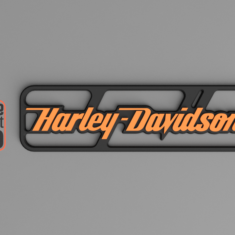 Harley-Davidson style Type M - Keychain - Portachiavi - Porte Clès ...