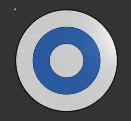 Yellow/Blue Swedish Airforce roundel by Noel_05 | Download free STL ...