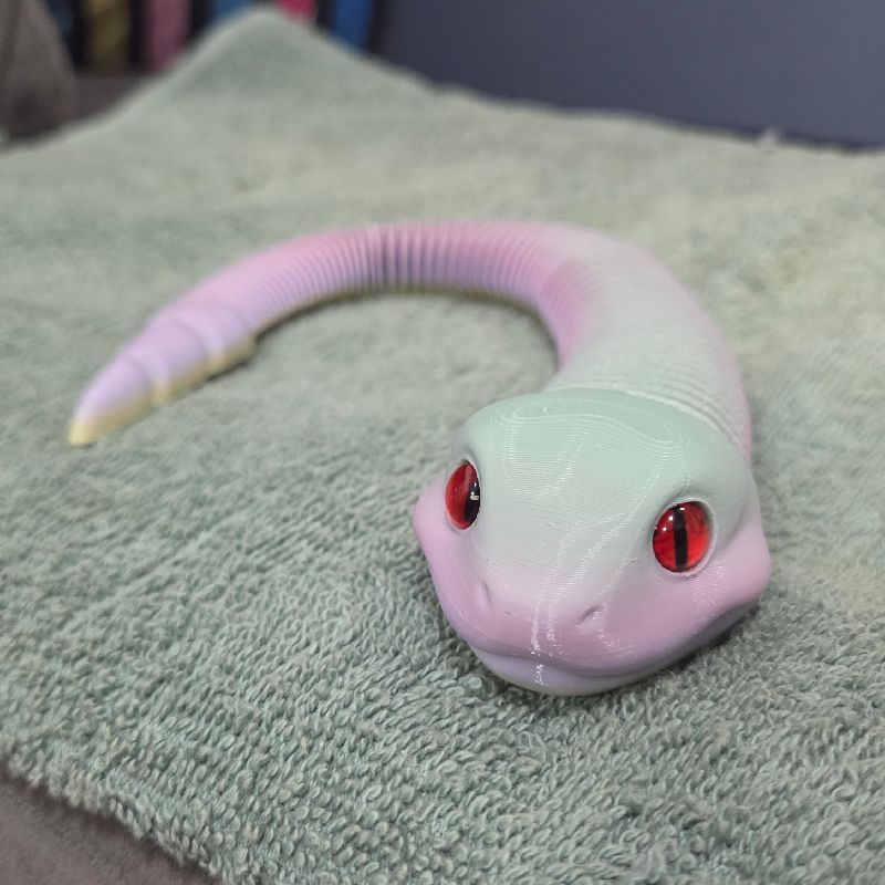 Super Flexi Snake - 6mm + 8mm glass eye compatible by B3ND | Download ...
