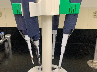 Taller Pipette Pole for Adaptable Pipette Holders by bunc | Download free STL model | Printables.com
