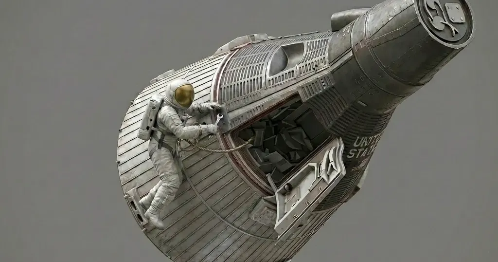 Space Transport Vehicles - Gemini 3 Mission - 1965 by Model Magic ...