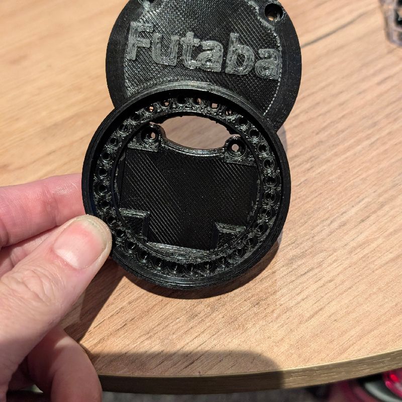 Futaba 3PK Adjustable steering wheel adapter by Arild | Download free ...
