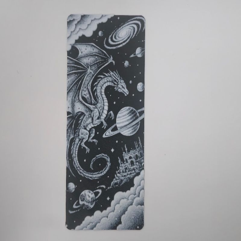 Cosmic Steampunk Dragon Fantasy Bookmark by 3D Master | Download free ...