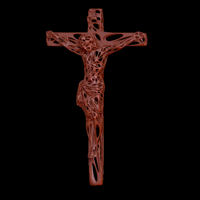 Jesus on the Cross Statue by Maker 3D | Download free STL model ...