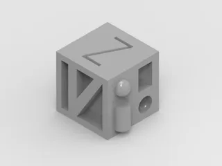 Hollow Calibration Cube by ED.co-Motors | Download free STL model ...