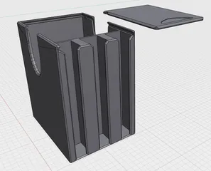 60 Card TCG Deck Box by HeroTheSky | Download free STL model ...