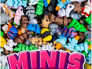 Mini Animals Pack Adorable STL Files Printing by print Hemed | Download ...