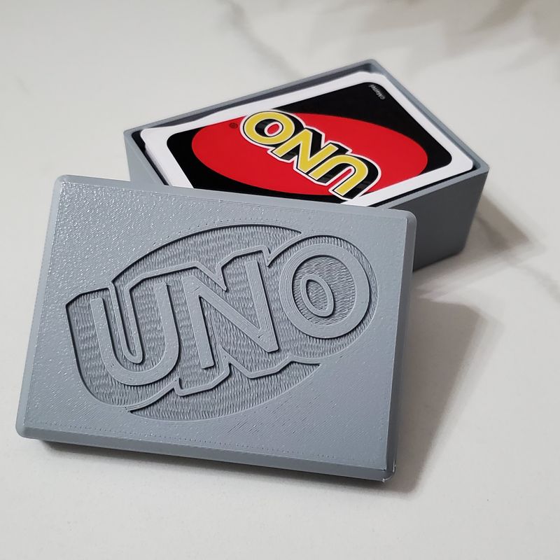 Uno card box with logo by haliphax | Download free STL model ...